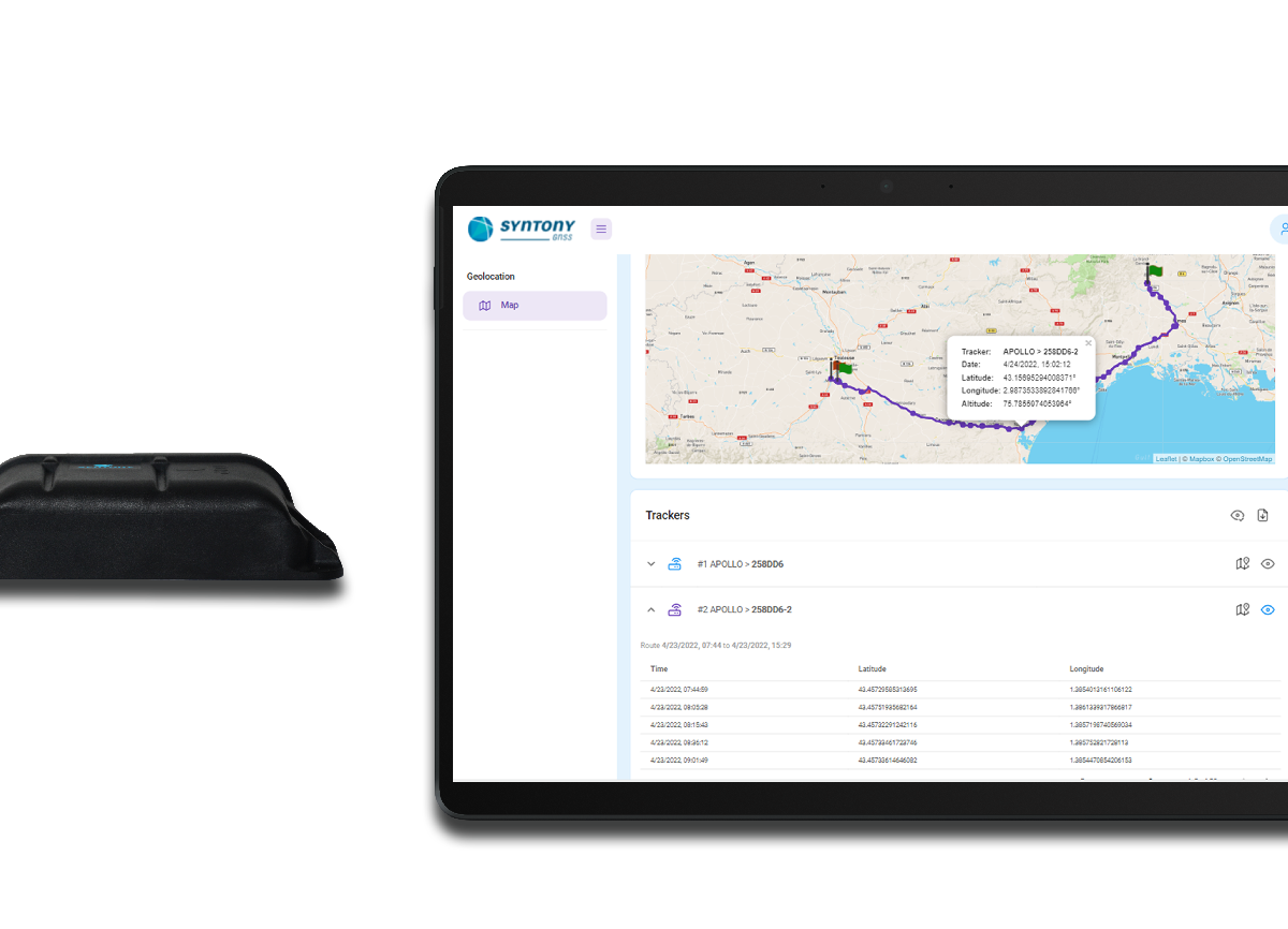 Low power GPS/GNSS tracker for IoT location - Syntony